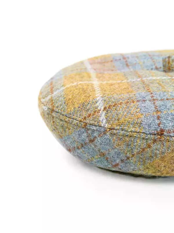 VIVIENNE WESTWOOD Wool Tartan Check Beret
