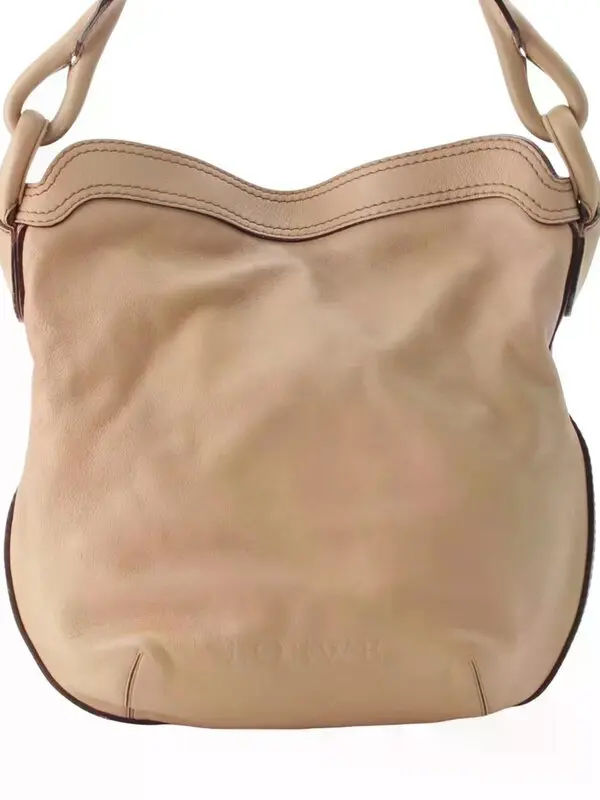 Loewe 2000-2010 Small Leather Switch Runner Hobo Bag