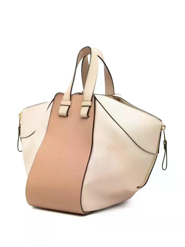 Loewe 2017 Small Bicolor Leather Hammock Satchel