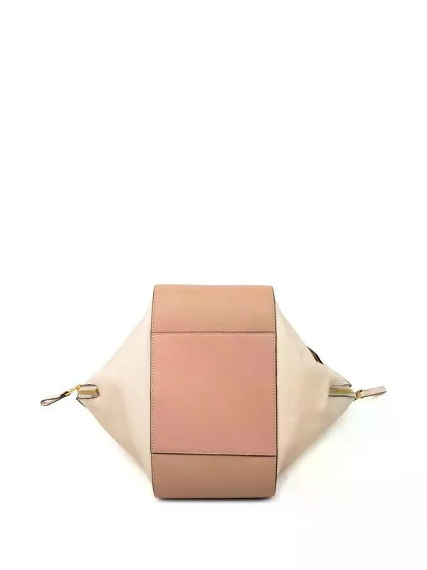 Loewe 2017 Small Bicolor Leather Hammock Satchel