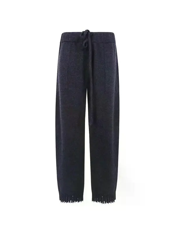 UMA WANG Frayed-hem Trousers