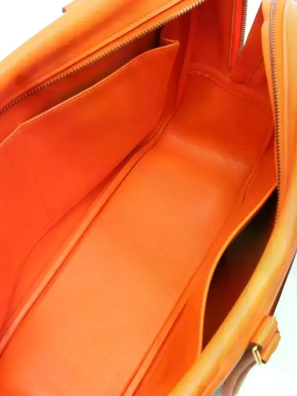 Hermès 1998 32 Plume Handbag - Orange