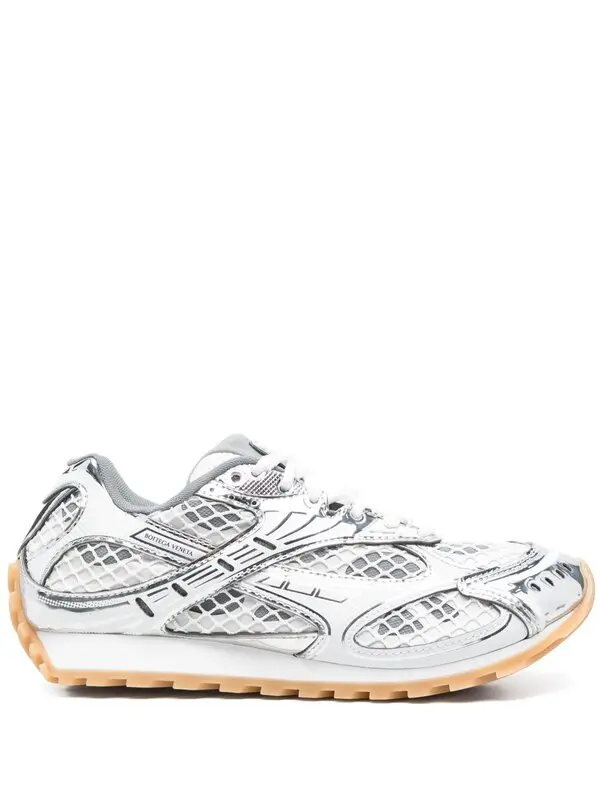 Bottega Veneta Orbit Sneakers - Silver
