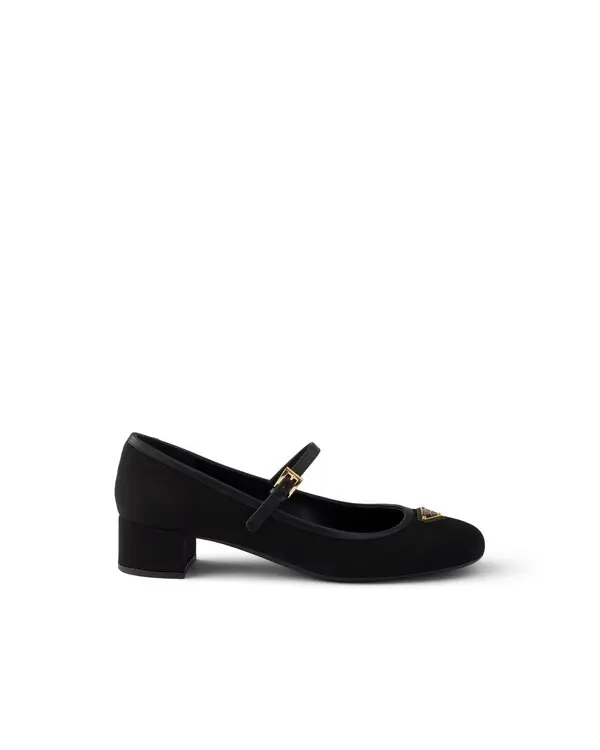 Prada Fabric Mary Jane Pumps