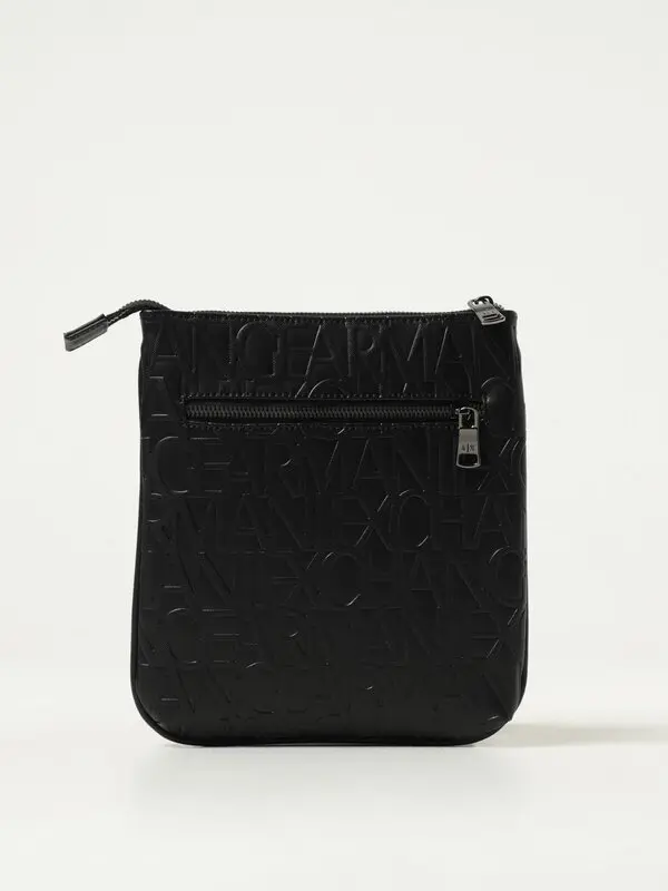 Armani Exchange Embossed Logo Shoulder Bag