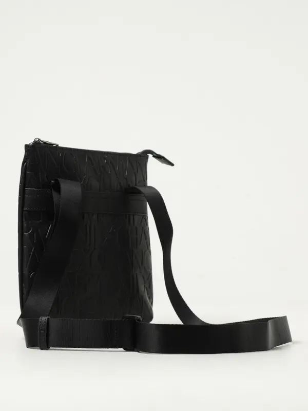 Armani Exchange Embossed Logo Shoulder Bag