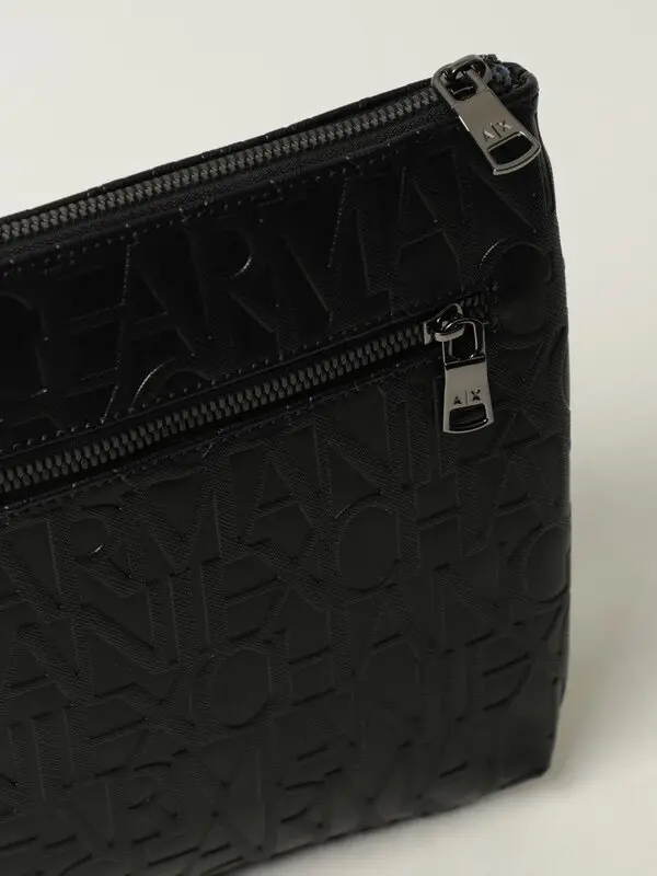 Armani Exchange Embossed Logo Shoulder Bag