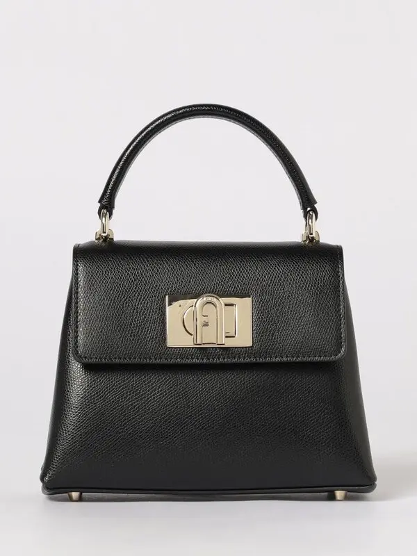 Furla 1927 Grained Leather Top Handle Bag