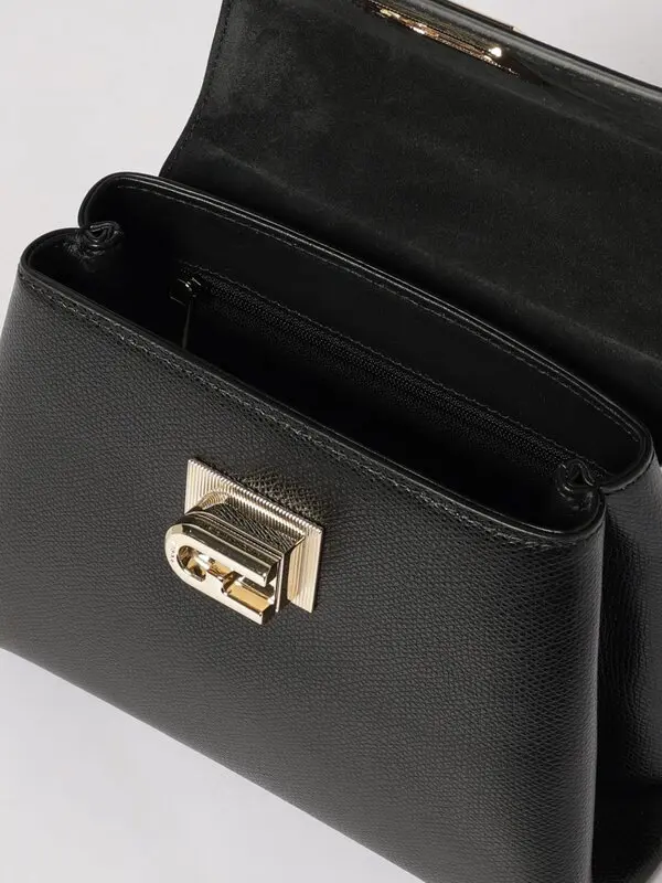 Furla 1927 Grained Leather Top Handle Bag