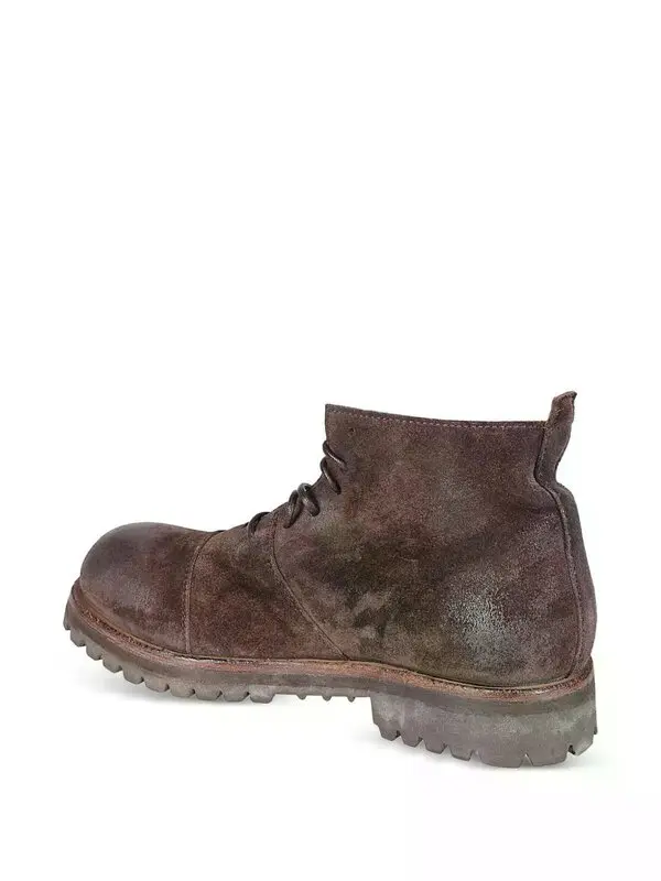 Moma Dark Suede Lace-up Boots