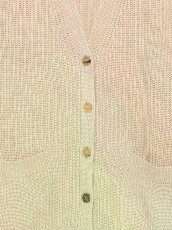 Malo Ribbed-knit V-neck Cardigan