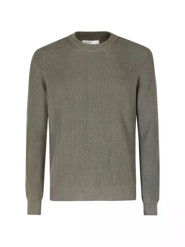 ROBERTO COLLINA Ribbed-knit Crew-neck Sweater