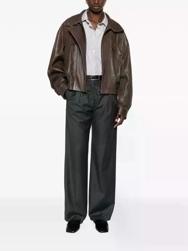 Loulou De Saison Pleated Wide-leg Trousers