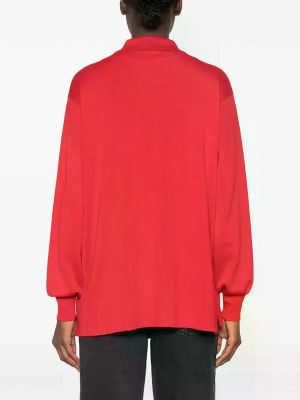 Loewe Polo Sweater In Cashmere And Silk Blend
