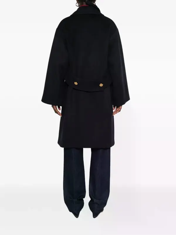 P.a.r.o.s.h Double-breasted Wool Coat With Gold-tone Hardware