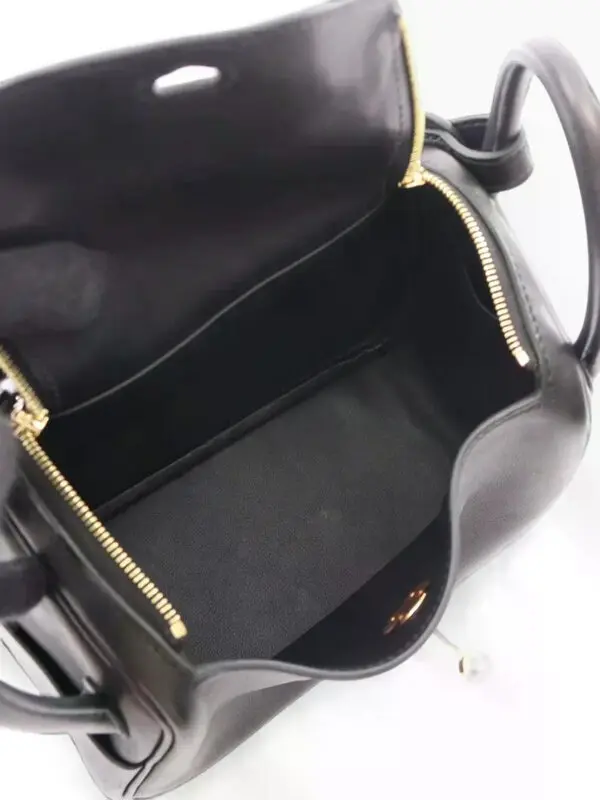 Hermès Mini Lindy Shoulder Bag - Black