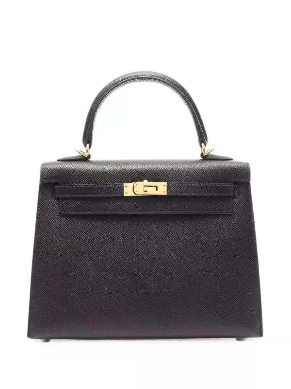 Hermès 2021 25 Kelly Two-way Handbag - Black