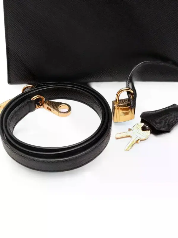 Hermès 2021 25 Kelly Two-way Handbag - Black