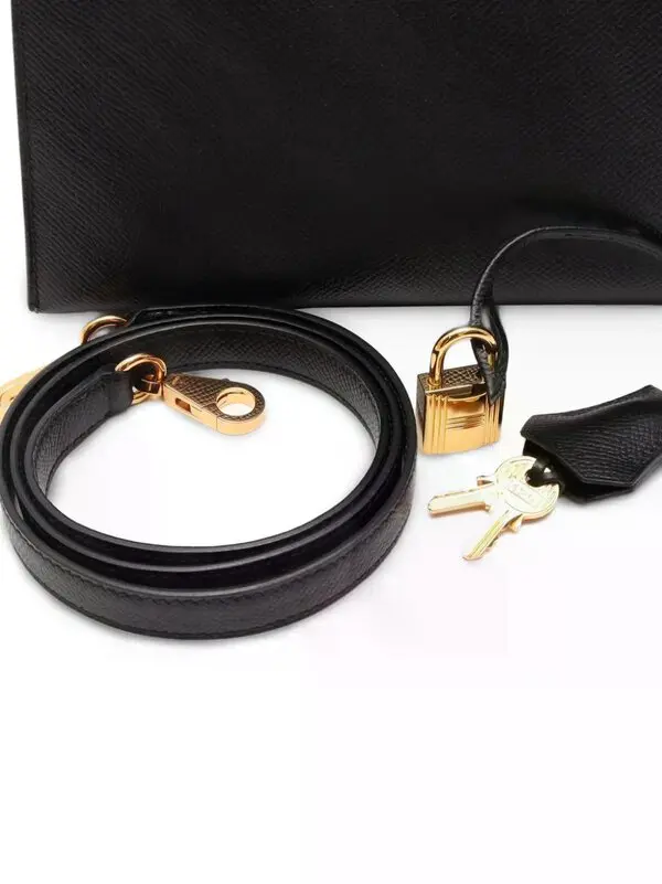 Hermès 2021 25 Kelly Two-way Handbag - Black