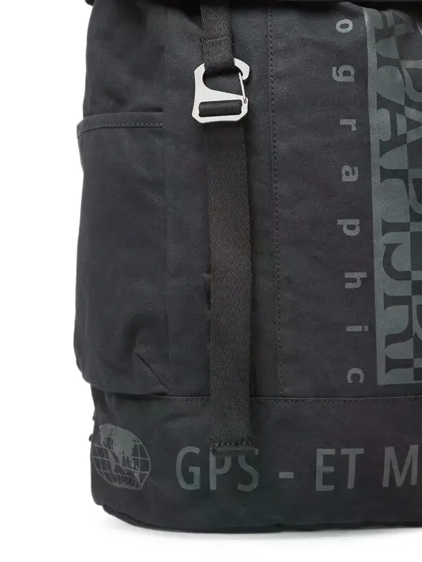 NAPAPIJRI Equator Logo-print Buckle-fastening Backpack - Black