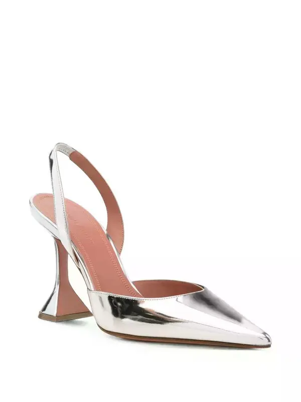 Amina Muaddi Hollis Slingback Pumps