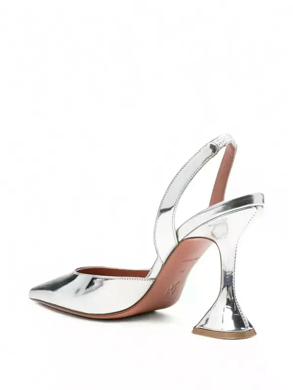 Amina Muaddi Hollis Slingback Pumps
