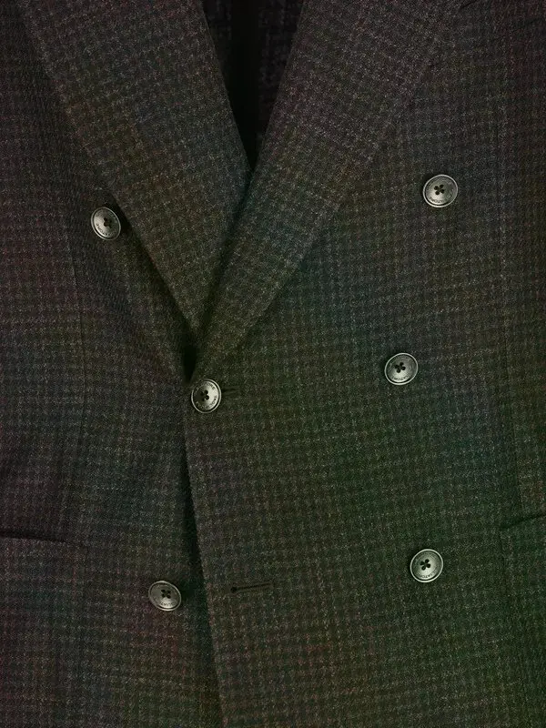 Tagliatore Double-breasted Micro-check Jacket