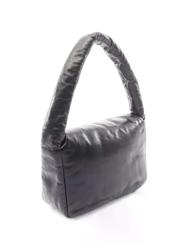 Balenciaga 2010s Monaco Bb Logo Shoulder Bag - Black