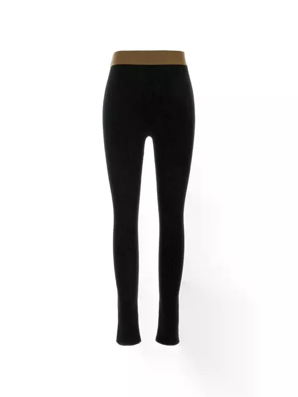 UMA WANG Ribbed-knit Leggings