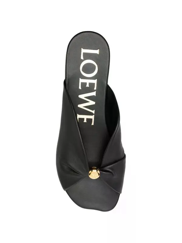 Loewe Pebble Leather Sandals