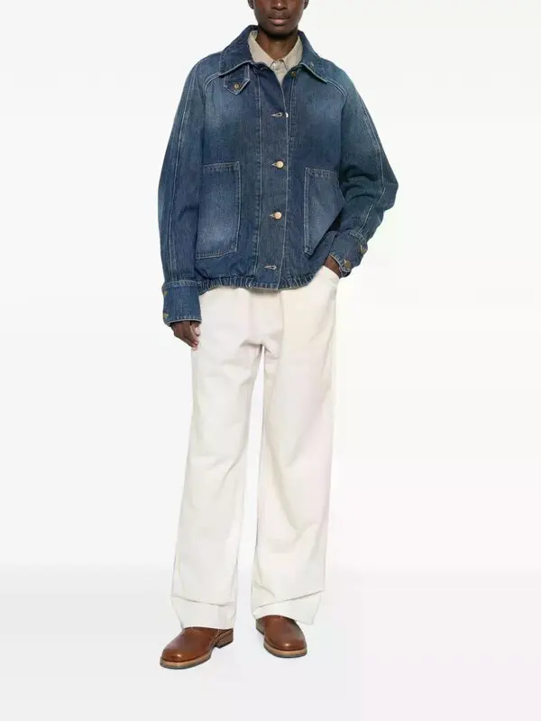 SOSUE Faded Denim Jacket