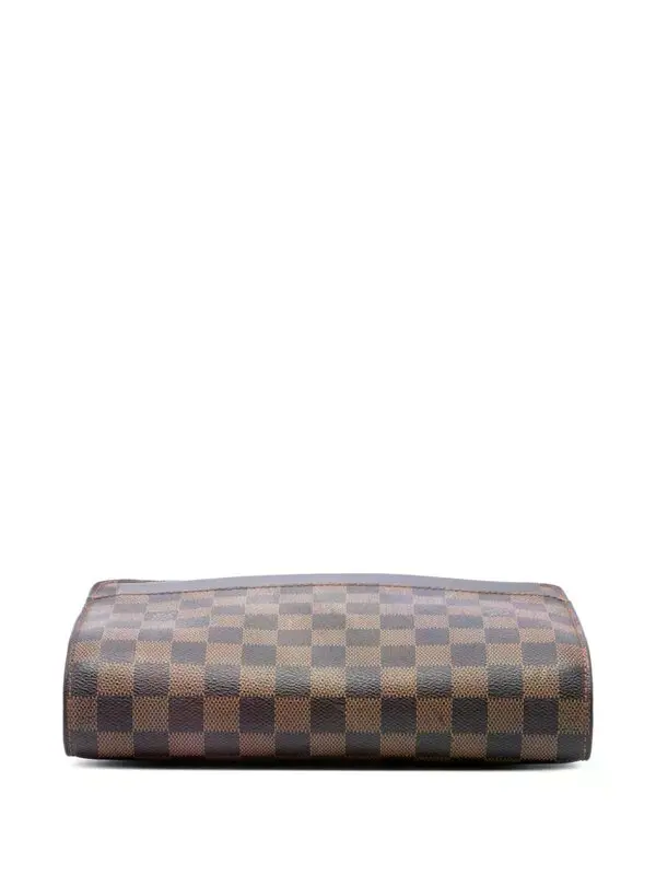 LOUIS VUITTON Damier Ebene Saint Louis Pochette Clutch Bag