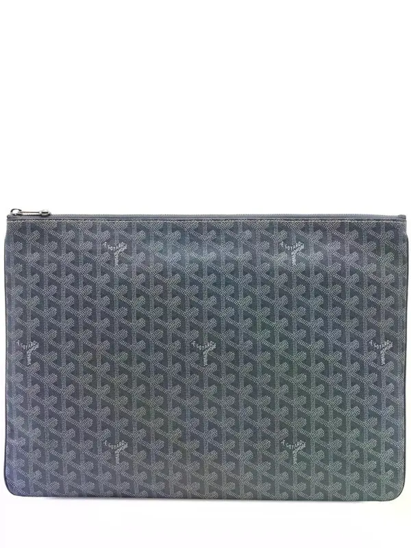 Goyard Senat Gm Clutch Bag In Coated Canvas