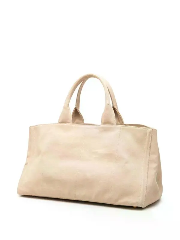 Prada 2013-2026 Large Canvas Canapa Bijoux Satchel
