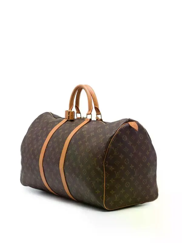 LOUIS VUITTON Monogram Keepall 55 Travel Bag