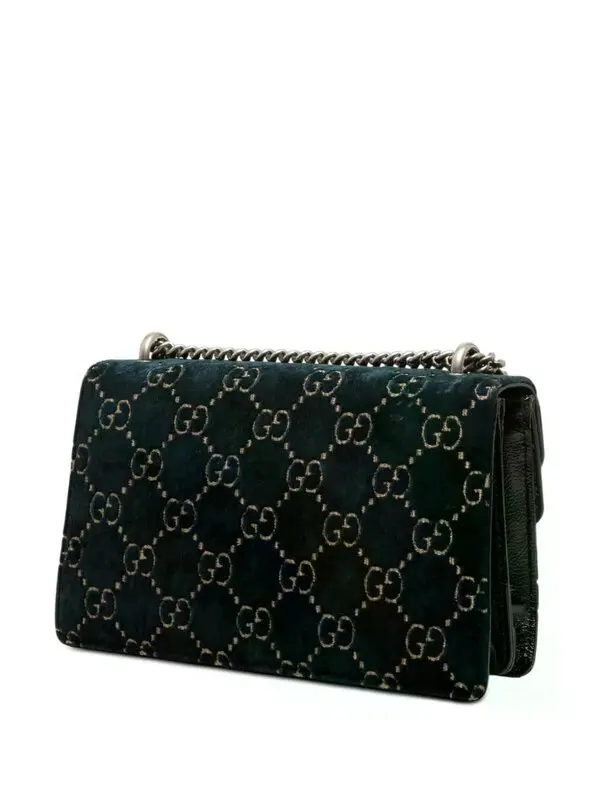 Gucci Dionysus Gg Velvet Shoulder Bag - Blue
