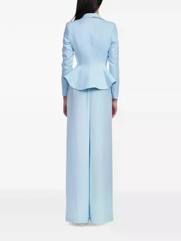 ARAFTU Crystal Embellished Peplum Suit