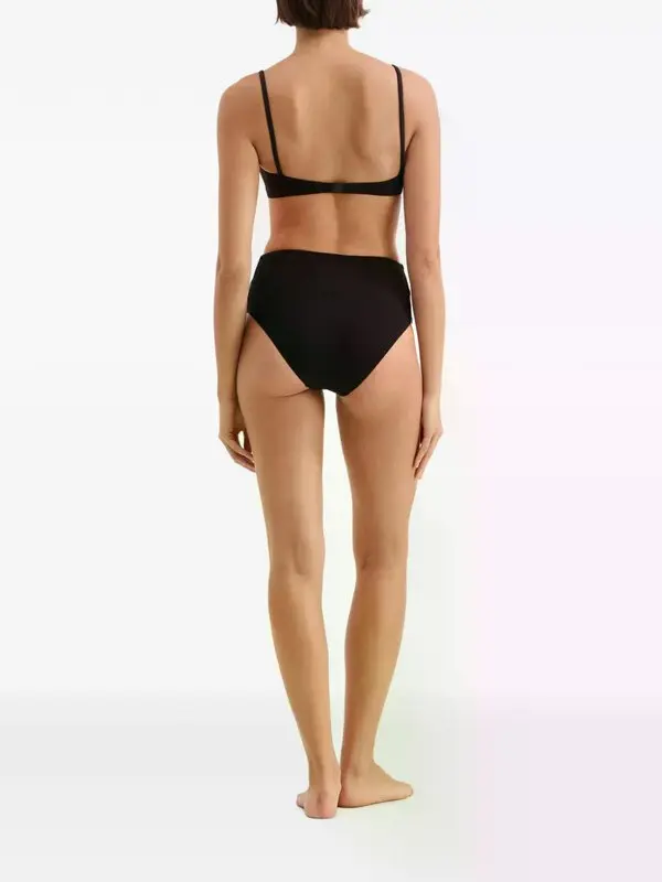 ERES High-waisted Cut-out Bikini Briefs - Black