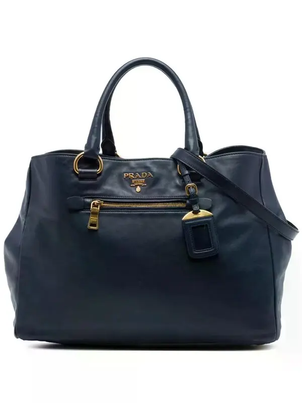 Prada Soft Calfskin Shopping Tote Satchel