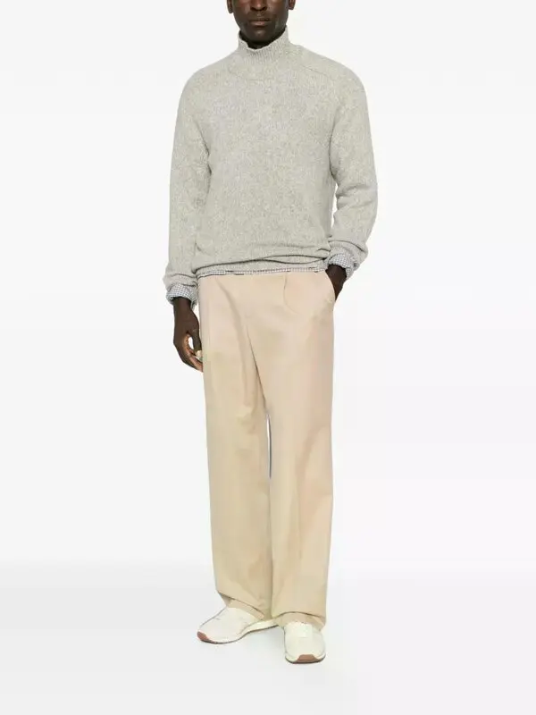 SCAGLIONE Raglan-sleeve High-neck Sweater