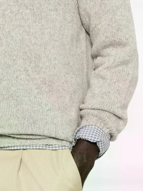 SCAGLIONE Raglan-sleeve High-neck Sweater