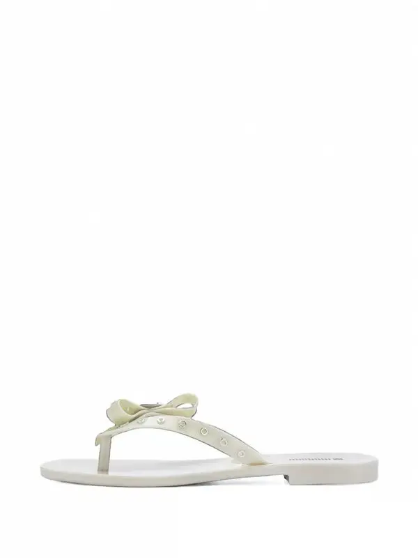 Melissa Squared Bow Detail Flip-flops