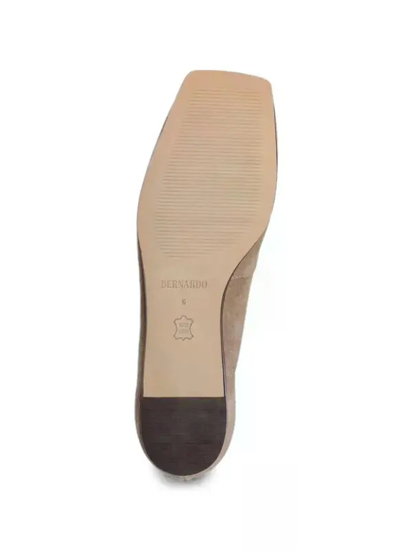 Bernardo Square-toe Lace-up Derby Shoes - Neutrals