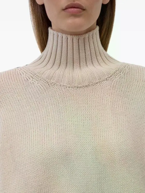 Closed Ribbed-knit Turtleneck Sweater