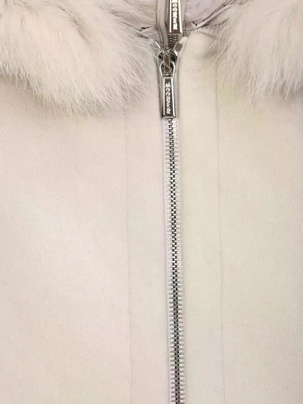 MOORER Pegaso Fur-trimmed Hooded Jacket