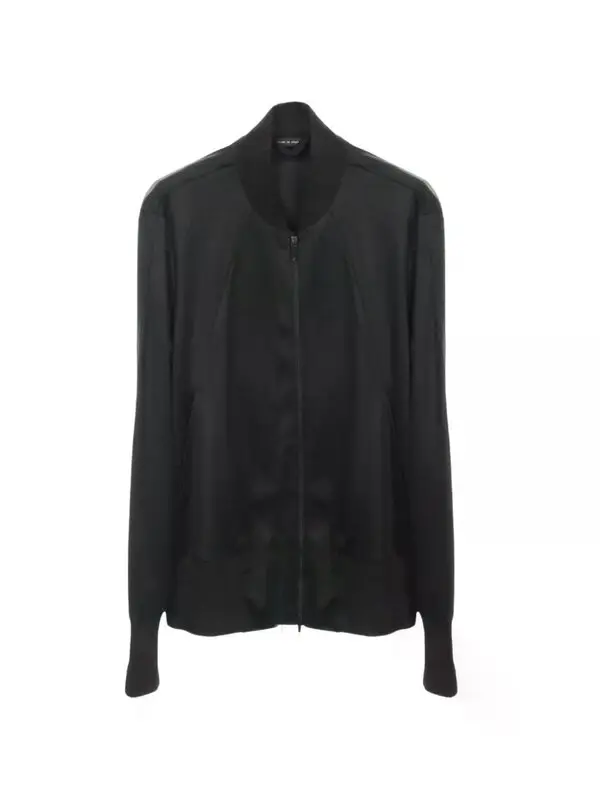 Emporio Armani Zip-up Bomber Jacket - Black