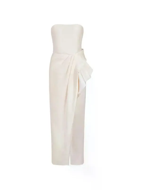 Johanna Ortiz Ethereal Strapless Ruffled Maxi Dress
