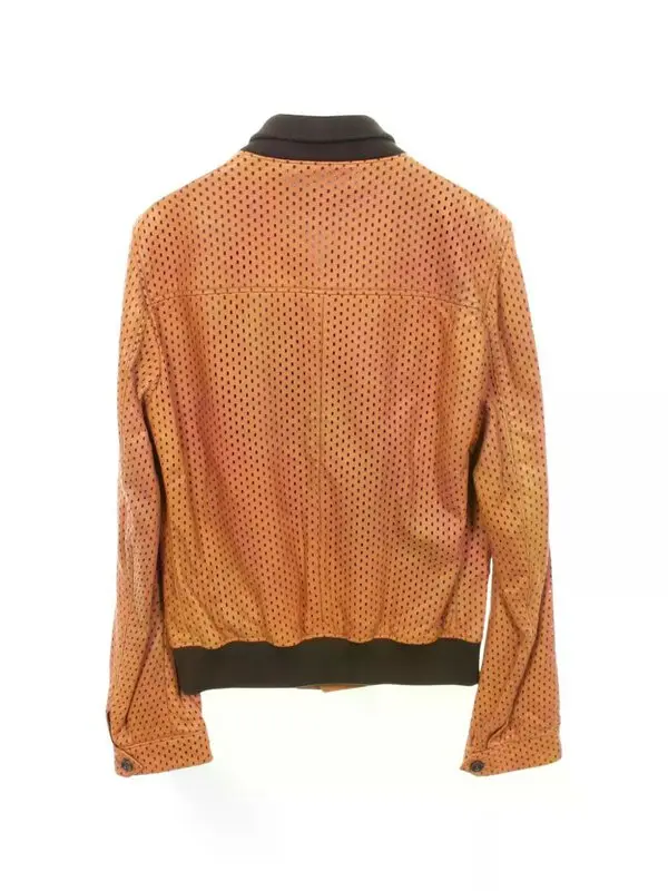 Dolce & Gabbana Perforated Leather Jacket