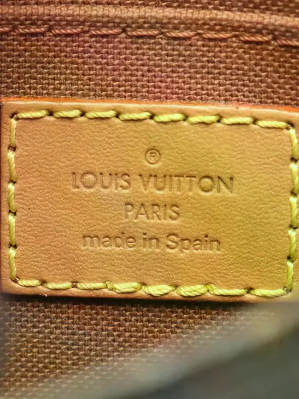 LOUIS VUITTON Monogram Petite Sac Plat Handbag