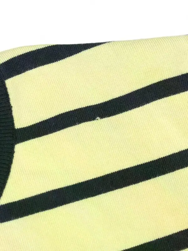 LOUIS VUITTON Striped Long-sleeve Sweater